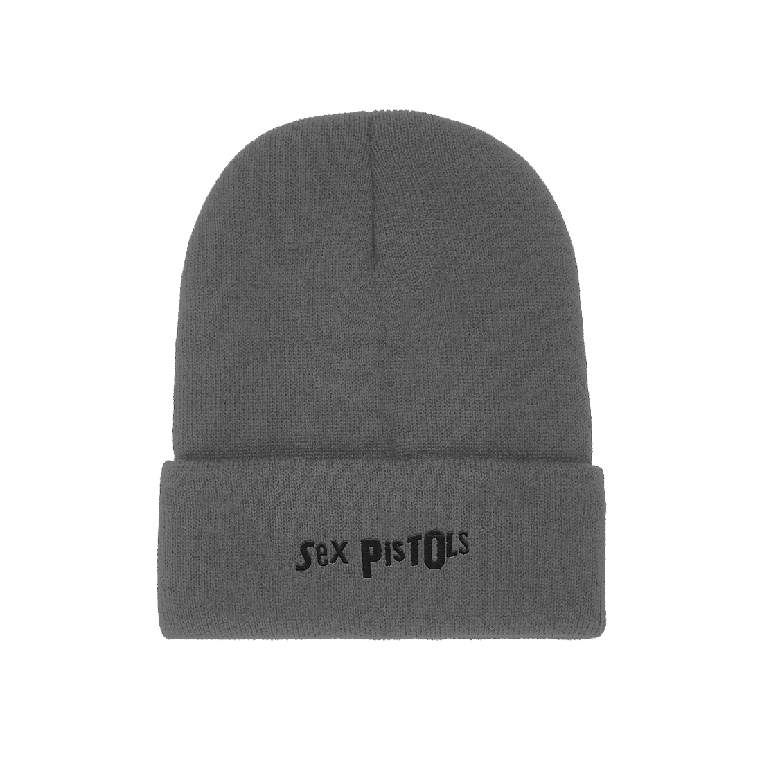 Grey Beanie Black Logo Sex Pistols Official Store